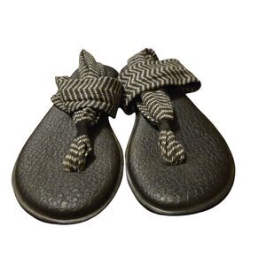 Sanuk | Shoes | Sanuk Yoga Mat Slingback Sandals Flip Flop Size 8 ...